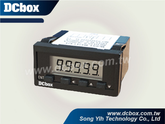 5位數LCD類比輸入數字顯示錶(24*48mm)-DCbox提供盤面型數字電錶,電力轉換器,各式近接光電開關